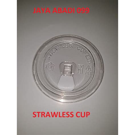 Jual Tutup Gelas Plastik Strawless Lid Cup Indonesia Shopee Indonesia