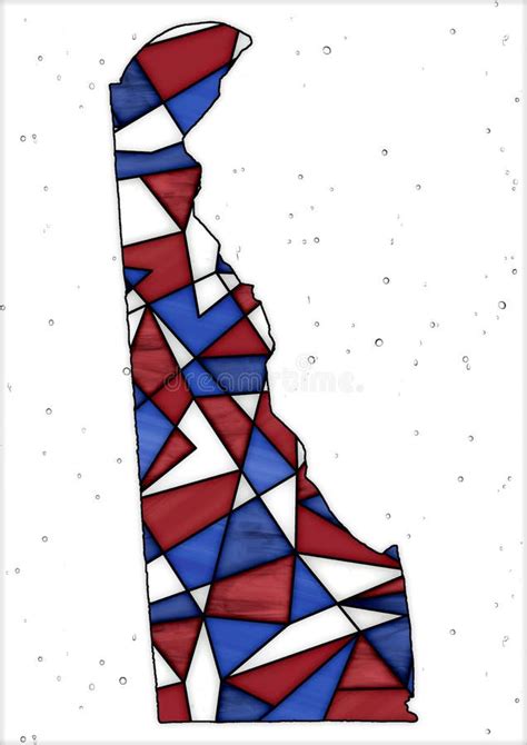 Stained Glass Style Design For Decoration With The Shape Of The