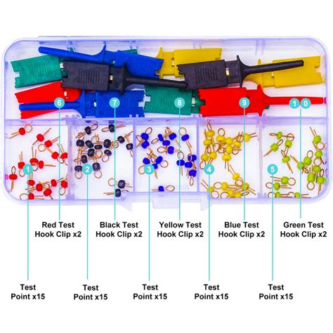 Pcb Test Point And Test Hook Clip Assorted Kit Keszoox