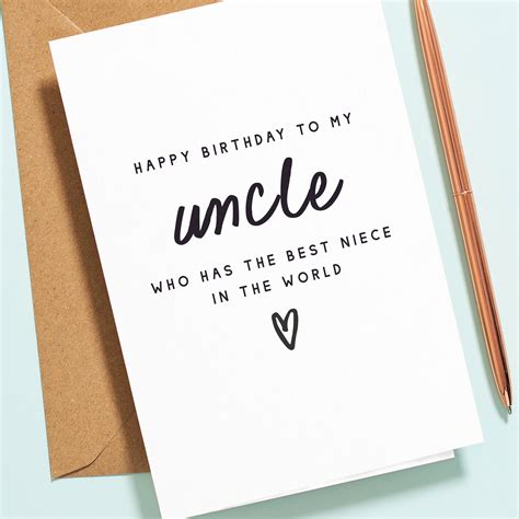 Funny Uncle Birthday Card Uncle Card Card For Uncle Uncle Etsy Australia