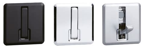 High Quality Square Spring Hinged Hook For Recess Surface Chrome