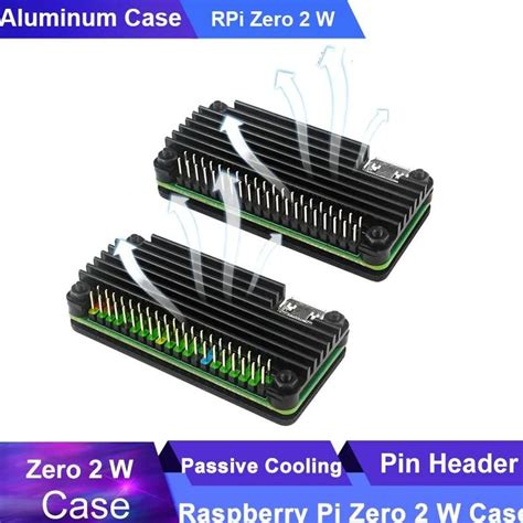 Jual Raspberry Pi Zero 2 W Aluminum Case Pin Header Screwdriver
