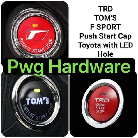 Car Engine Push Start Button Cover For Toyota Perodua Proton Honda