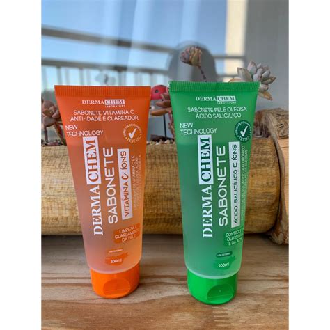 Sabonetes Para O Rosto Derma Chem Shopee Brasil