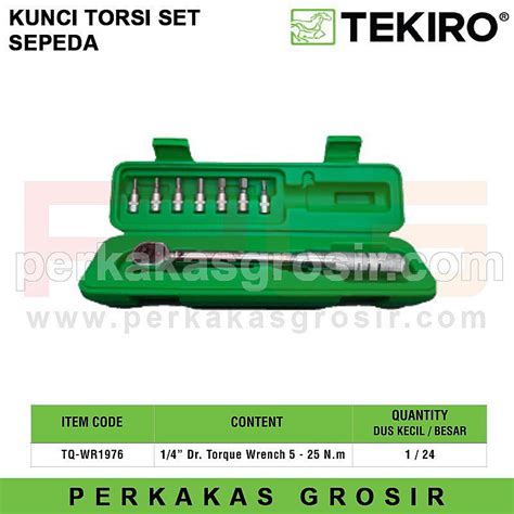 Semua Produk Kunci Torsi Set Sepeda Tekiro 1 4 Dr Torque Wrench Set