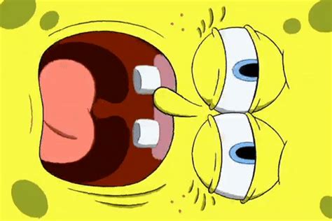 Spongebob Screaming  By Dracoawesomeness On Deviantart