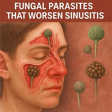 🦠 Fungal Parasites That Worsen Sinusitis 🚨 Hidden Threats In Your Own