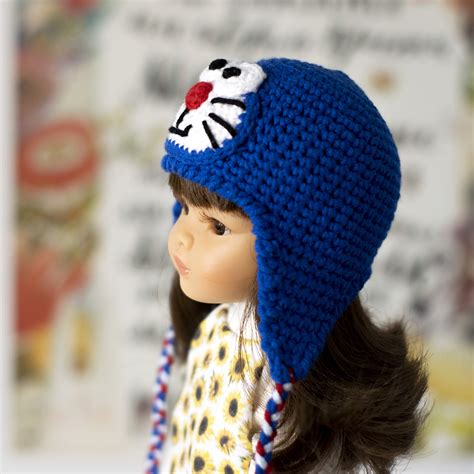 Cat Doraemon Hat For Dolls Paola Reina Meadow Siblies Lit Inspire Uplift