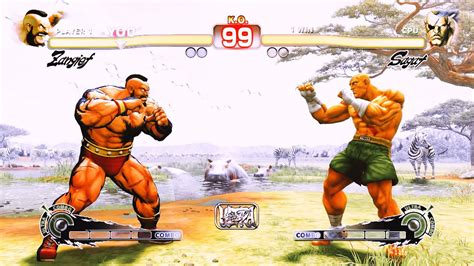 Zangief Vs Classic Sagat Hardest Ultra Street Fighter IV YouTube