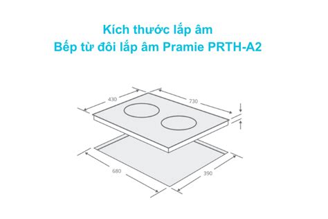 Bếp Từ Đôi Lắp Âm Pramie Prth A2 Có Chức Năng Liu Riu