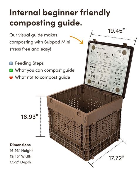 Subpod Mini Compost Bin And Worm Farm Artofit