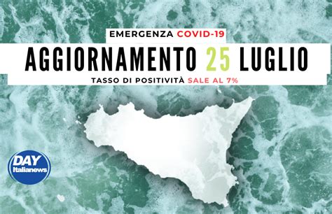 Covid 25 Luglio Il Tasso Di Positività Schizza Al 7 Pochi I Tamponi