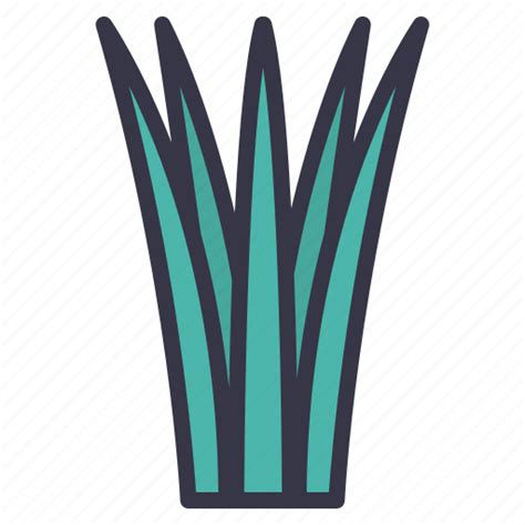 Seasonal Vegetables Fruits Food Chive Grass Garlic Icon