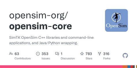 Opensim Org Opensim Core · Discussions · Github