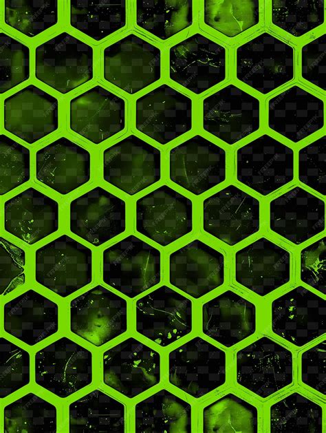 Premium Psd Honeycomb Hexagonal Cells Texture With Repeating Pattern And Png Creative Overlay
