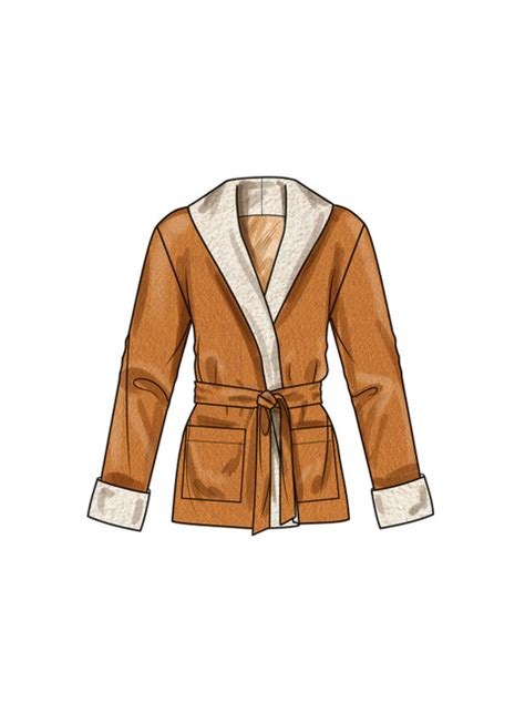 S9692 Unisex Jacket Vest And Belt Simplicity