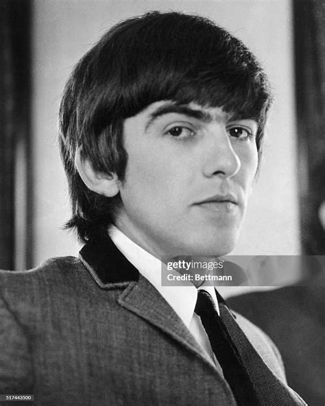 Portrait Of Guitarist George Harrison Of The Beatles Circa 1965 News