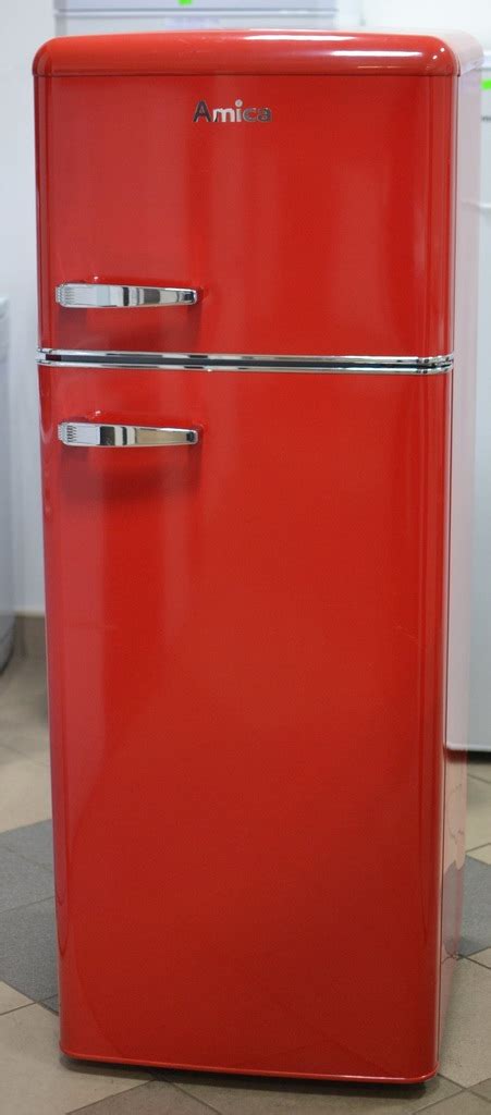 LODÓWKA AMICA KGC 15630 R A 213L RETRO CZERWONA 7099315149