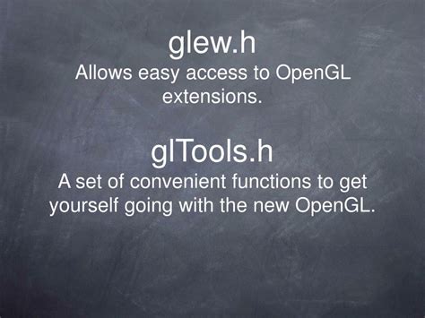 Ppt Opengl Graphics Powerpoint Presentation Free Download Id4149299
