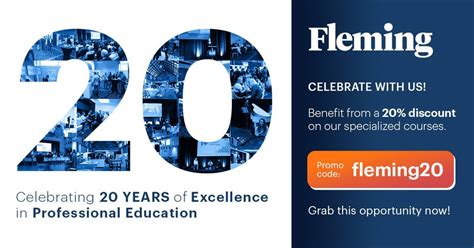 Celebrating 20 Years Of Excellence Fleming Events