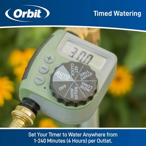 One Outlet Single Dial Hose Faucet Timer Orbitonline