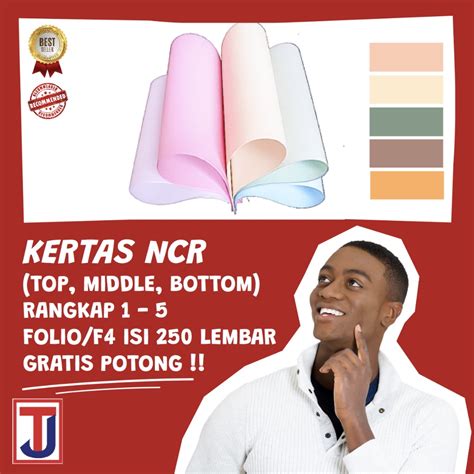 Jual Kertas Nota Ncr Multi Copy Multicopy 1 5 Ply Top Middle Bottom