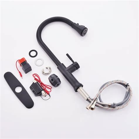 Touch On Kitchen Faucet With 2 Way Pull Out Sprayer Modern Touch