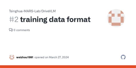 Training Data Format Issue Tsinghua Mars Lab Drivevlm Github