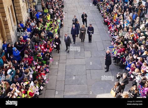 Queen Camilla Meeting Members Of The Public Ahead Of Attending A