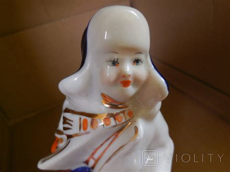 Статуэтка Мальчик на лыжах ЗХК Полонне Violity