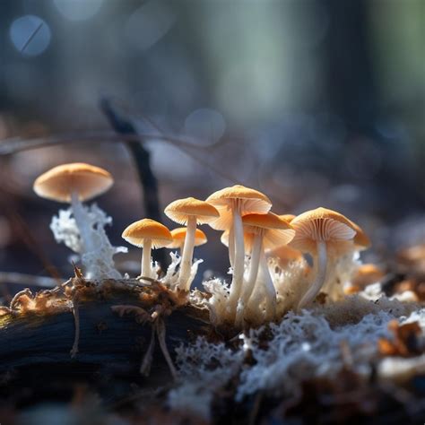 Premium Photo Beautiful Mushroom Elevating The Wild Life