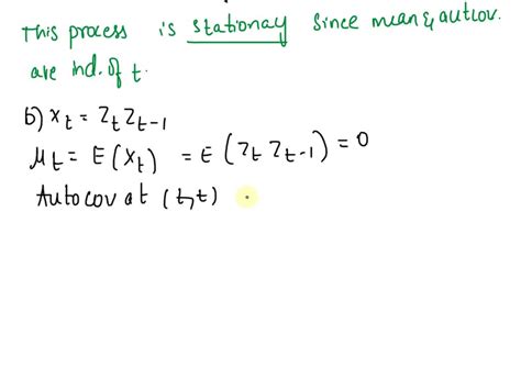Solved Let Zt Be A Sequence Of Independent Normal Random Variables
