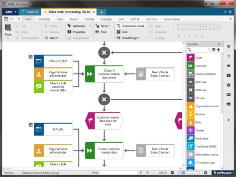 Top Features Of Aris 9 The New User Interface And Pictogram Epc Symbols