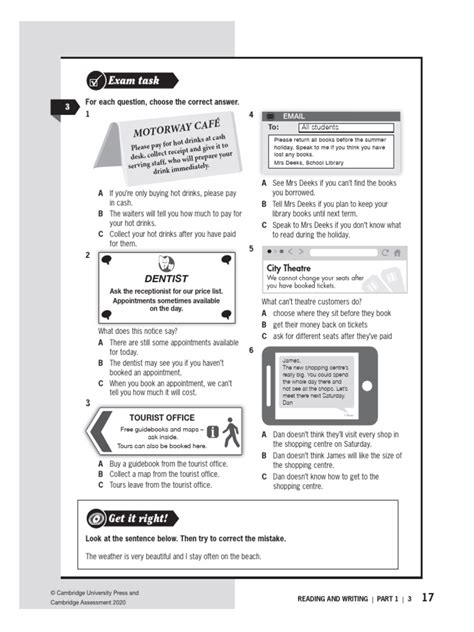 Placement Test A2 Reading Pdf