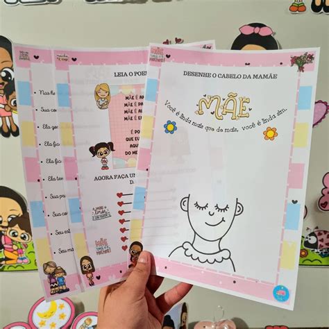 Kit Dia Das MÃes Educa Arte Educa Arte Materiais Pedagógicos