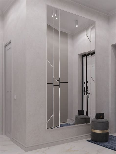 Светлая прихожая Mirror Wall Decor Entrance Mirror Decor Living Room