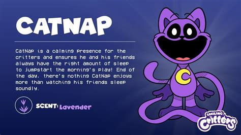 Mi Personaje Favorito Es CatNap Cat Nap Poppies Character Design