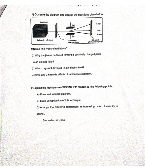 Observe The Diagram And Answer The Questions Given Below Name The Ty