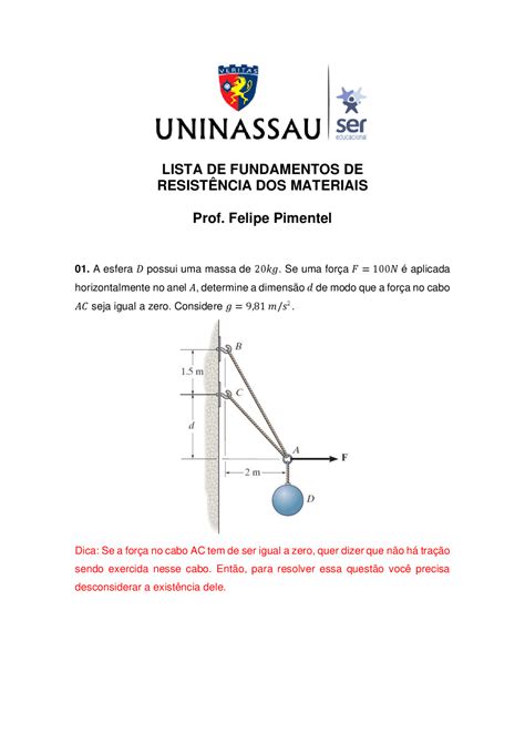 Resistencia Dos Materiais Docsity