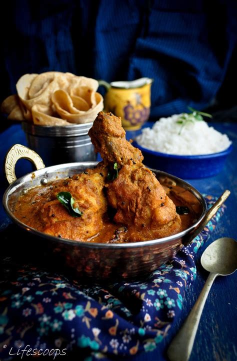 Life Scoops Nadan Kozhi Curry Kerala Style Chicken Curry With Coconut