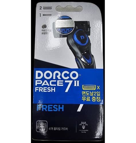 도루코 Pace7ii Fresh 기획세트 1호 Sva1002면도기면도날4입 티몬