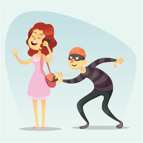 Cartoon Thief Icon Stock Vector Illustration Of Looting 18090521