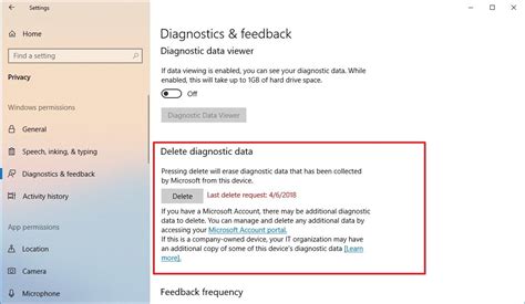 How To Review And Manage Diagnostic Data On Windows 10 April 2018