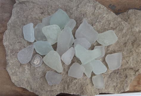 Lake Michigan Beach Glass 24 Pieces Of Sea Glass Wedding Beach Decor