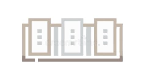 Data Server Rack Computer Network Hosting Vector Vector Design Generative Ai Stock Vector