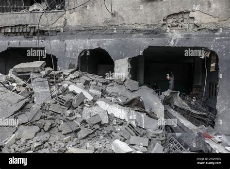 Rafah Palestinian Territories 21st Dec 2023 A General View Of The