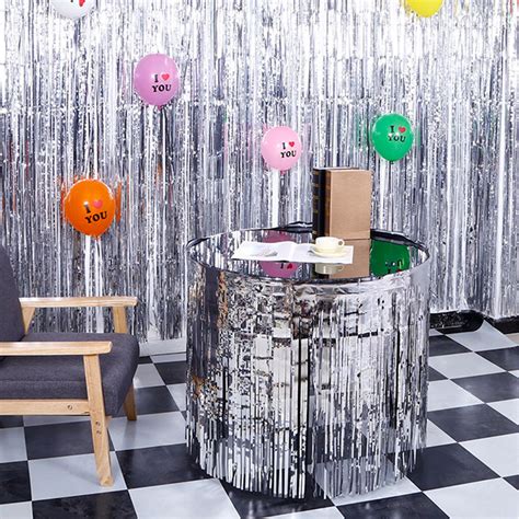 Badu Bg Блестяща сърма Декорация за рожден ден Метални декорации за парти за рожден ден