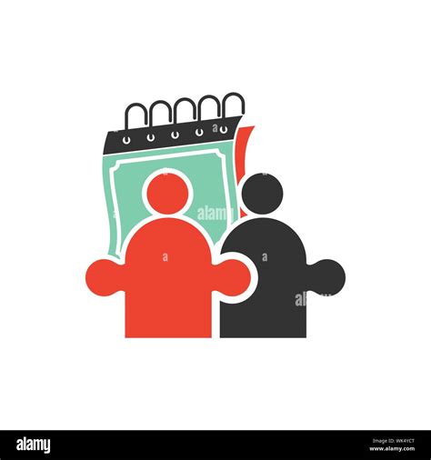 Commitment Teamwork Together Business Logo Illustration Vector Stock