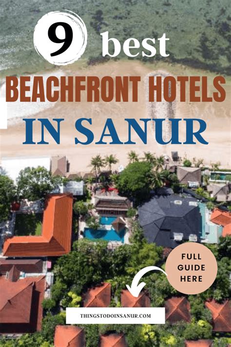 9 Gorgeous Sanur Hotels On The Beachfront For Your Stay Things To Do