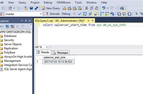 How To Find Last Restart Of Sql Server Jim Salasek S SQL Server Blog